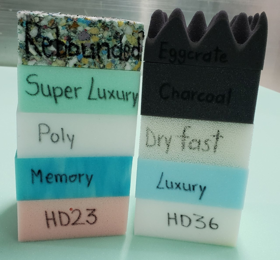 High Density Foam Sample Pack | Foam n More & Upholstery