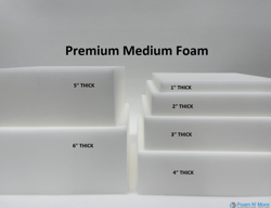 High Density Foam Sample Pack | Foam n More & Upholstery