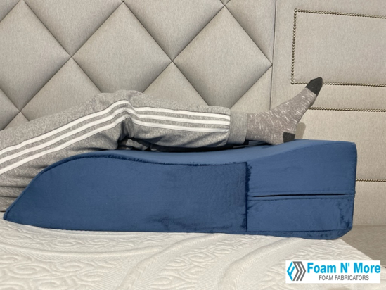 Curved Orthopedic Leg Wedge | Foam n More & Upholstery