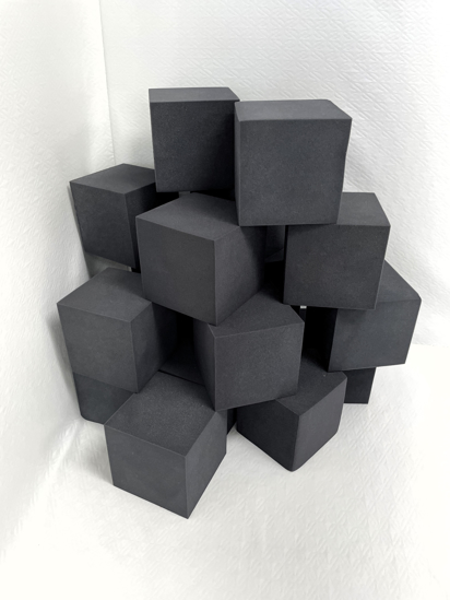Charcoal Firm Foam cube foam pit padding | Foam n More & Upholstery