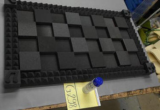 Acoustic Small Tiles with Pyramid Columns Kit | Foam n More & Upholstery