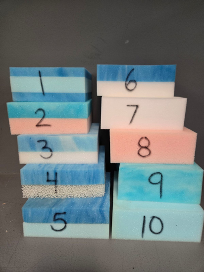 Foam Mattress Topper Sample Pack | Foam n More & Upholstery