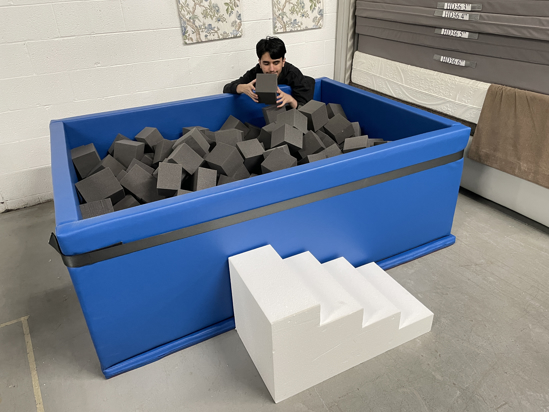 custom-play-mats-square-mat-pit | Foam n More & Upholstery